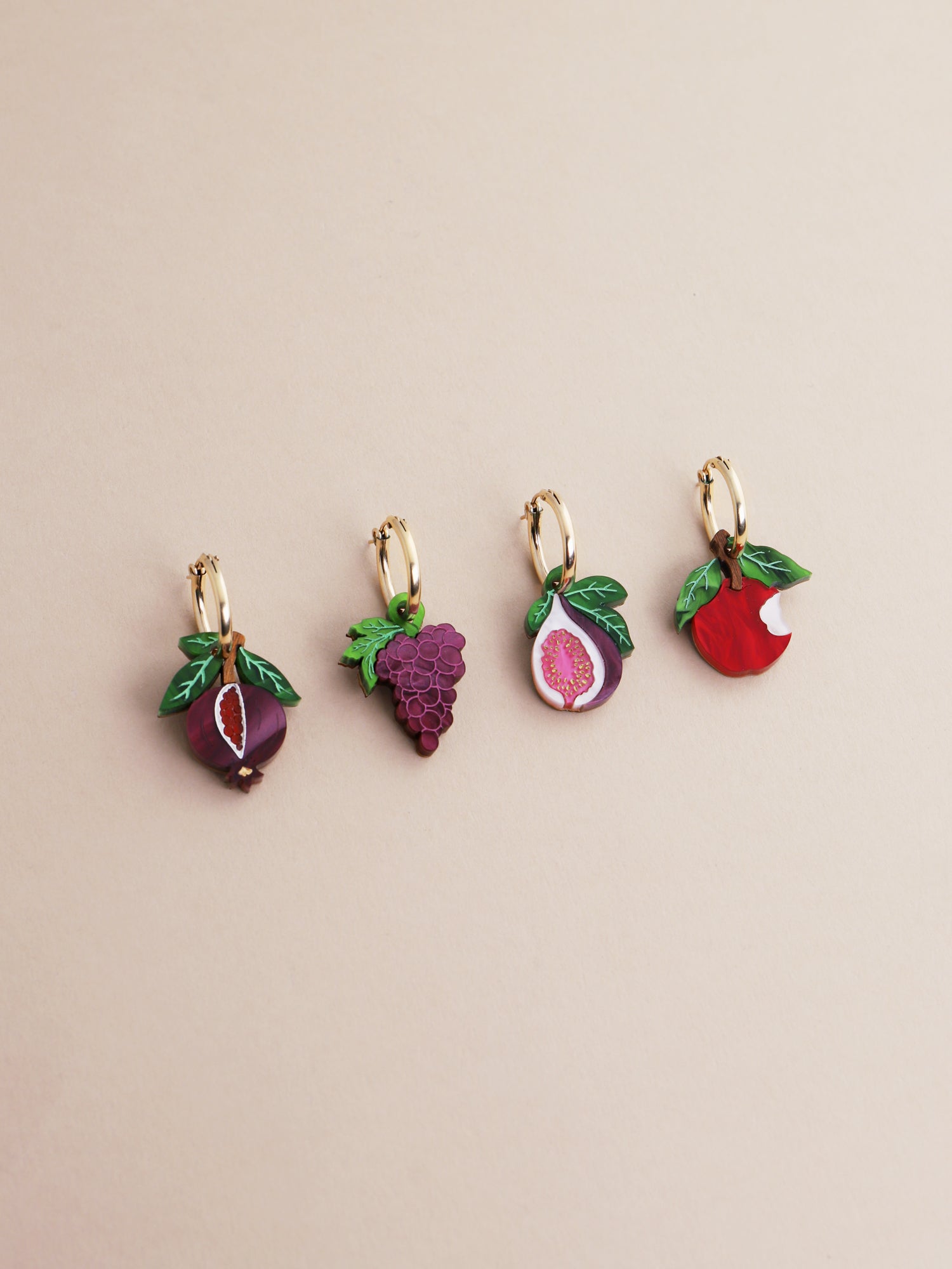 Ruby Fruit Hoops Set