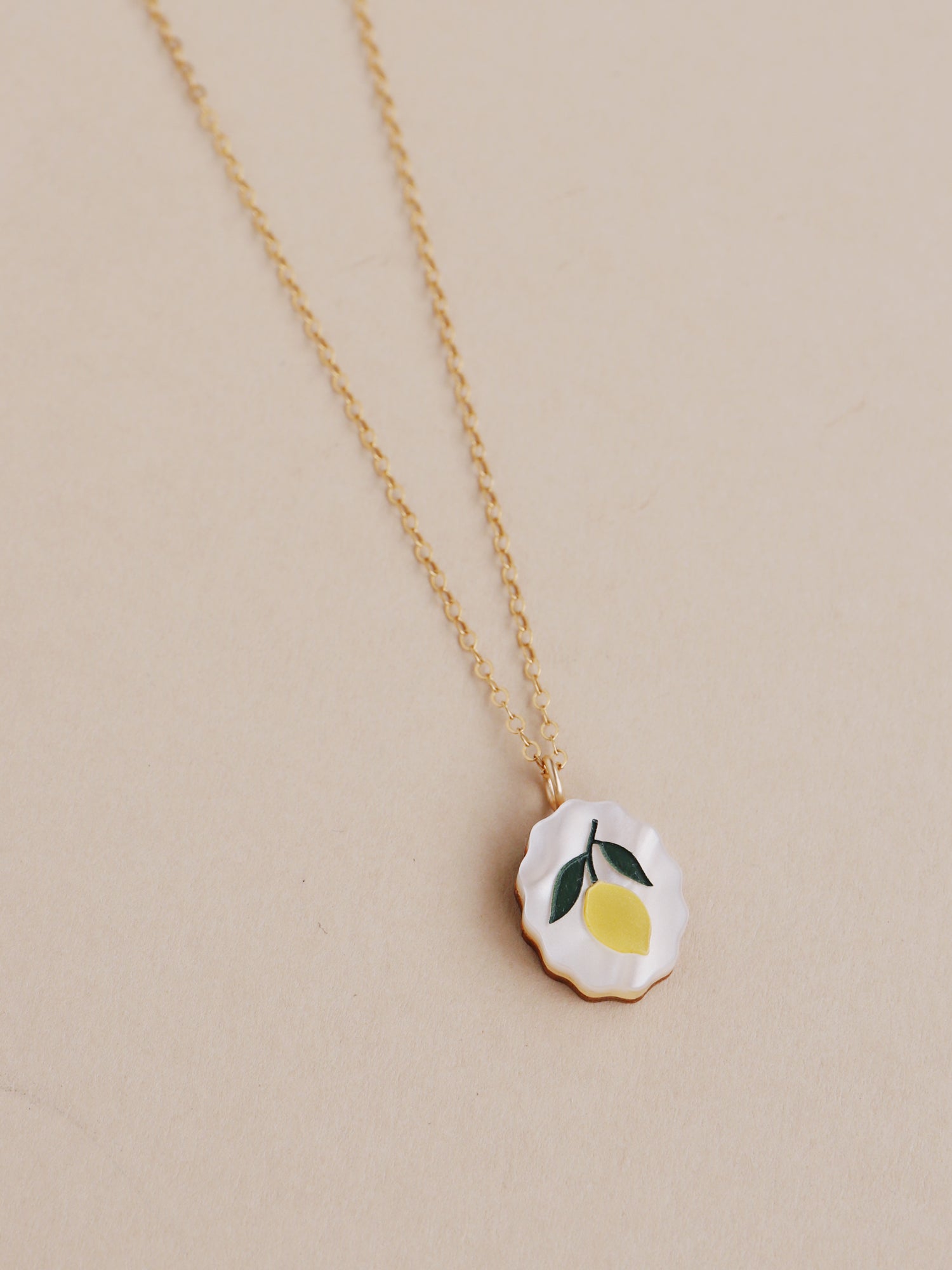 Lemon Charm Necklace
